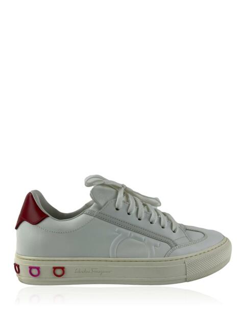 Tênis Salvatore Ferragamo Borg Branco Original - PFJ127 | Etiqueta Única