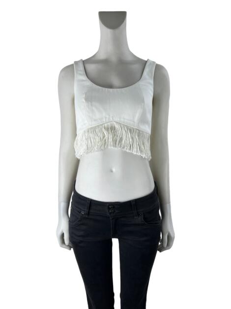 Top byNV Franjas Off White - BHLD431 Original | Etiqueta Única