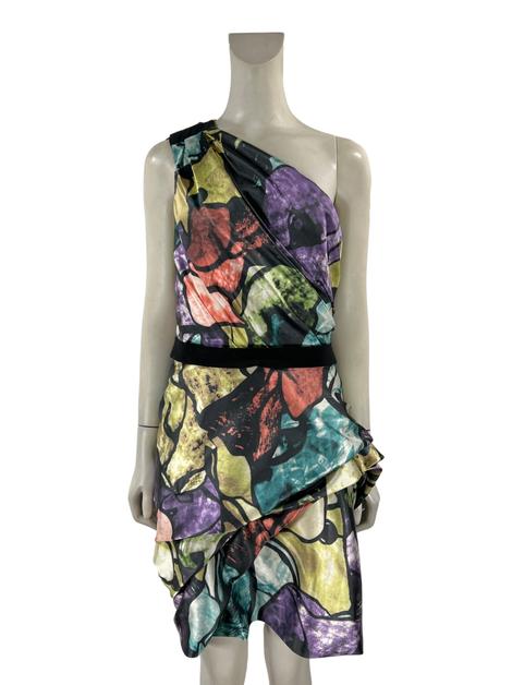 Vestido Barbara Bela Curto Estampado - DFUY89 Original | Etiqueta Única