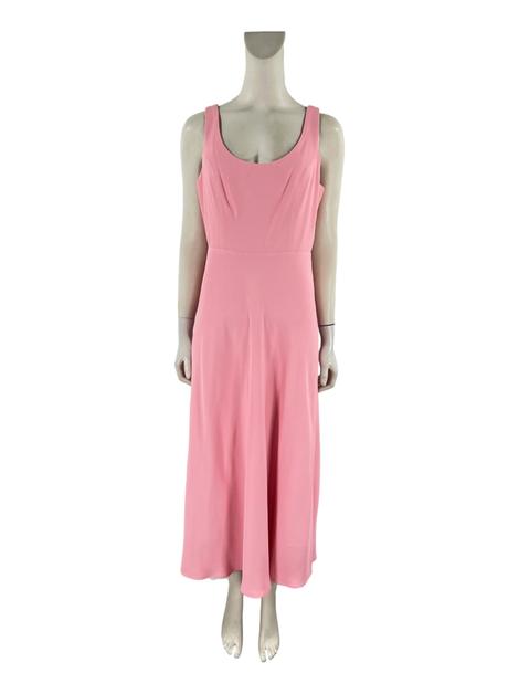 Vestido Carol Bassi Longo Rosa - HII2093 Original | Etiqueta Única
