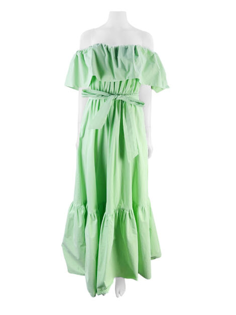 Vestido Carol Bassi Longo Verde - LYM209 Original | Etiqueta Única