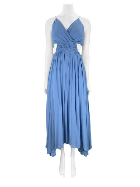 Vestido Lilly Sarti Longo Azul - LYM180 Original | Etiqueta Única