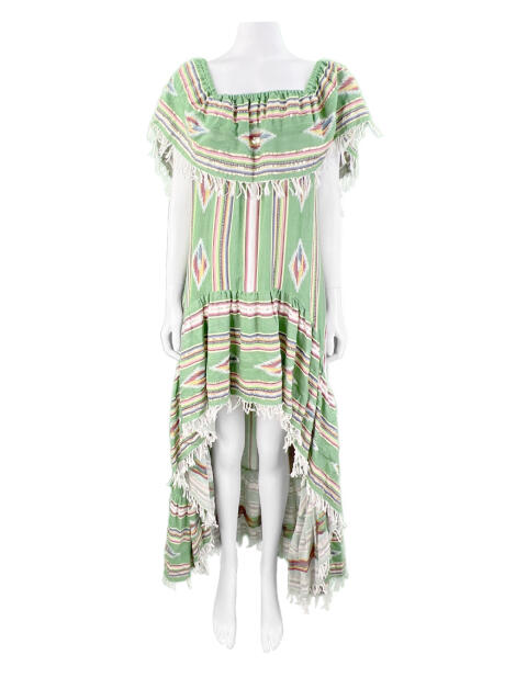 Vestido Miss June Mullet Verde Estampado - EJK174 Original | Etiqueta Única