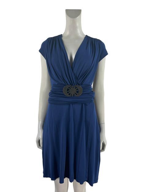 Vestido Triya Tecido Azul - IGO69 Original | Etiqueta Única