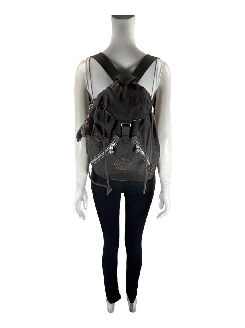 Mochila Kipling Fundamental Marrom - CGQA18 Original - | Etiqueta Única
