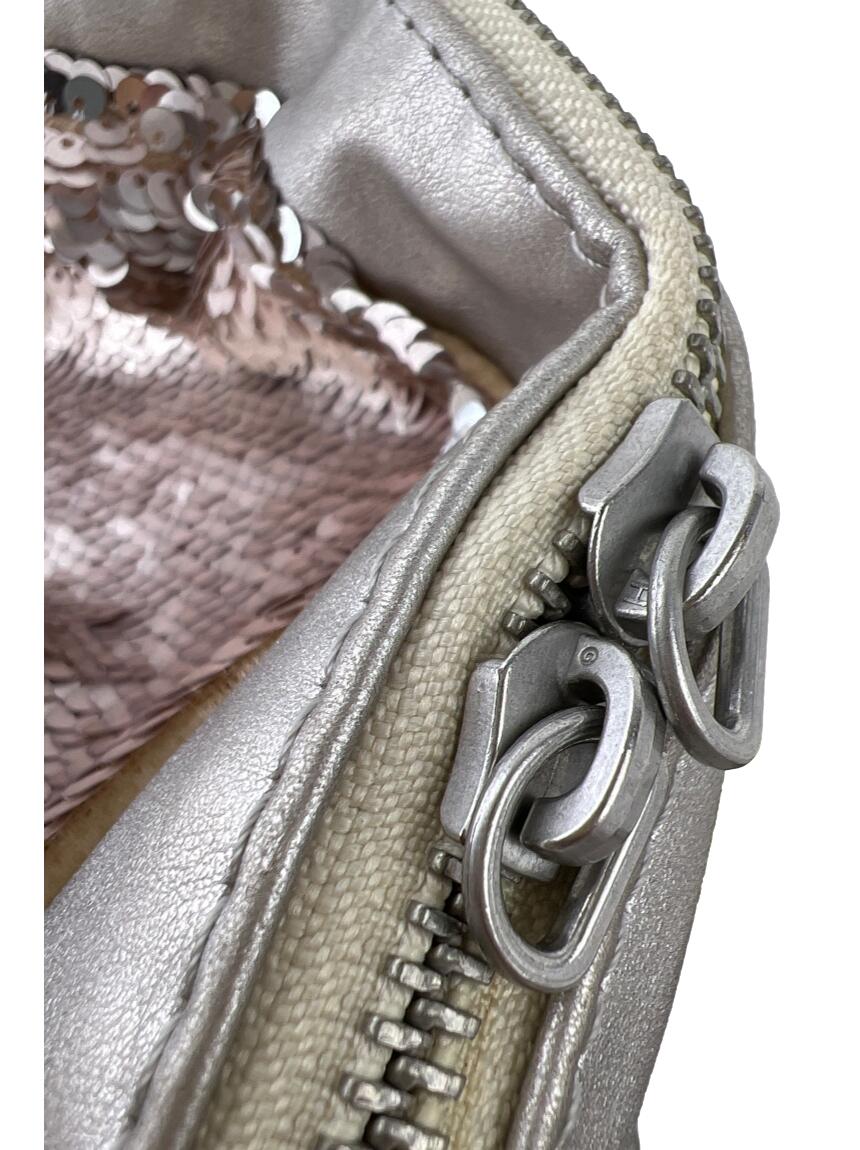 Mochila Zara Paetês Cinza - CHUM71 Original | Etiqueta Única