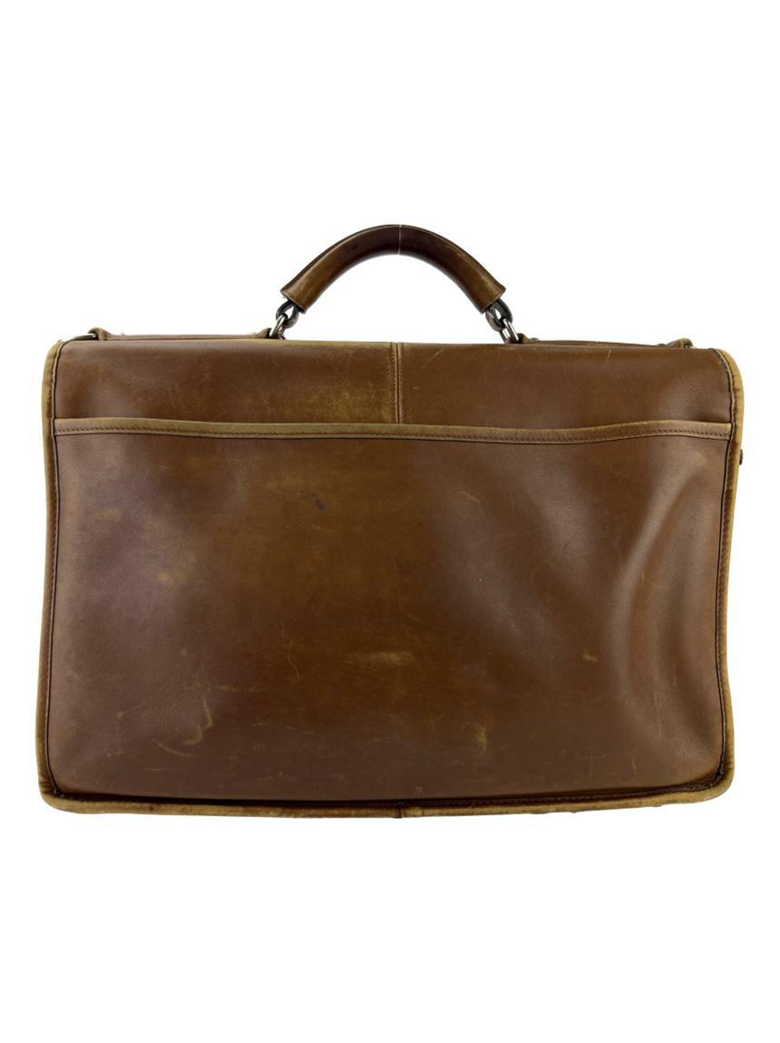 Pasta Coach Thompson Couro Marrom - CBD183 Original | Etiqueta Única