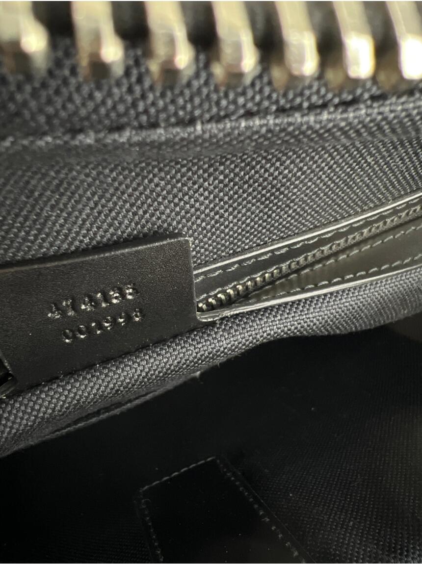 Pasta Gucci GG Supreme Monogram Preto - CJXK1 Original | Etiqueta Única