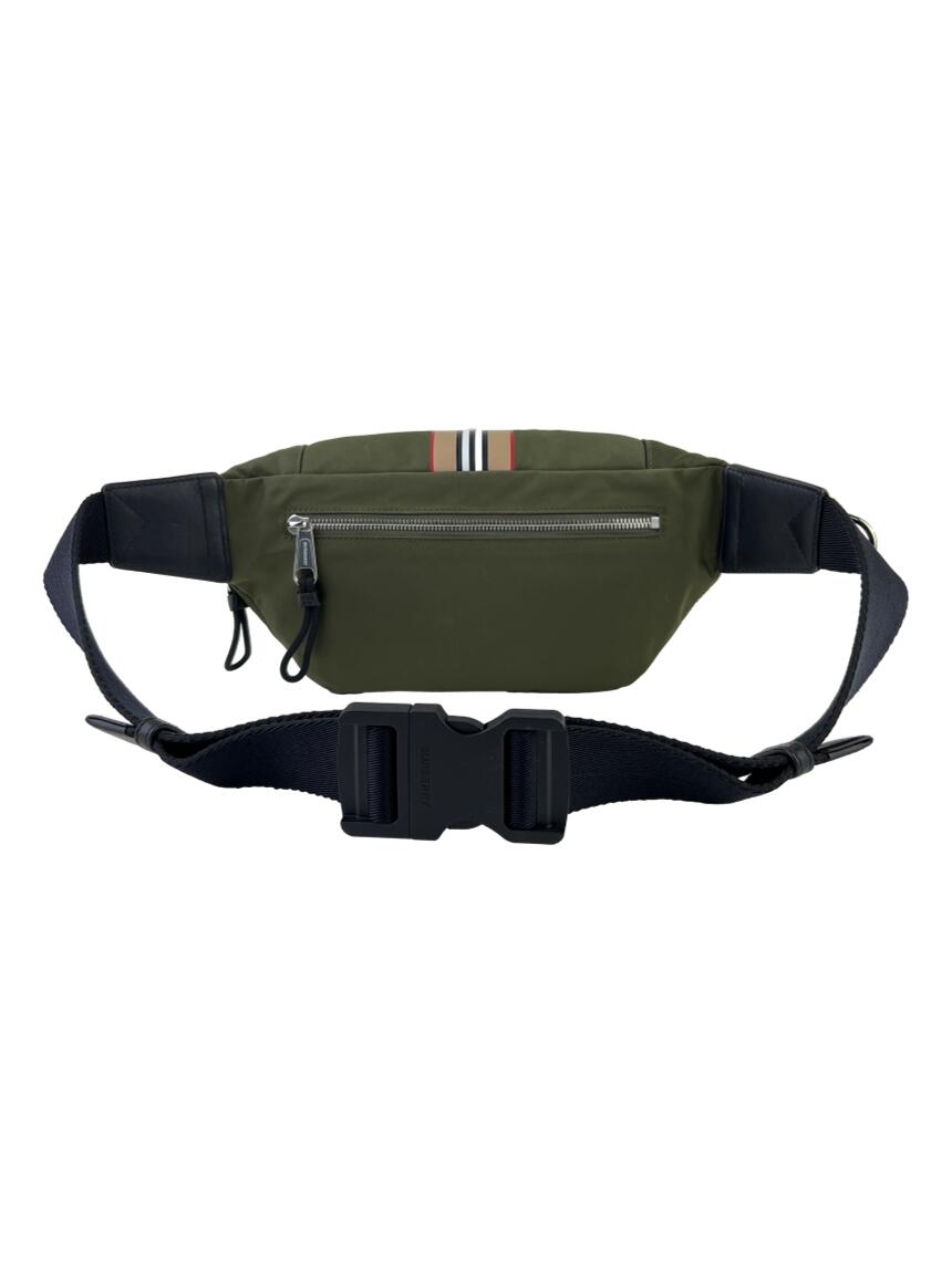 Pochete Burberry Belt Bag Sonny Stripe Verde - RZI13 Original ...