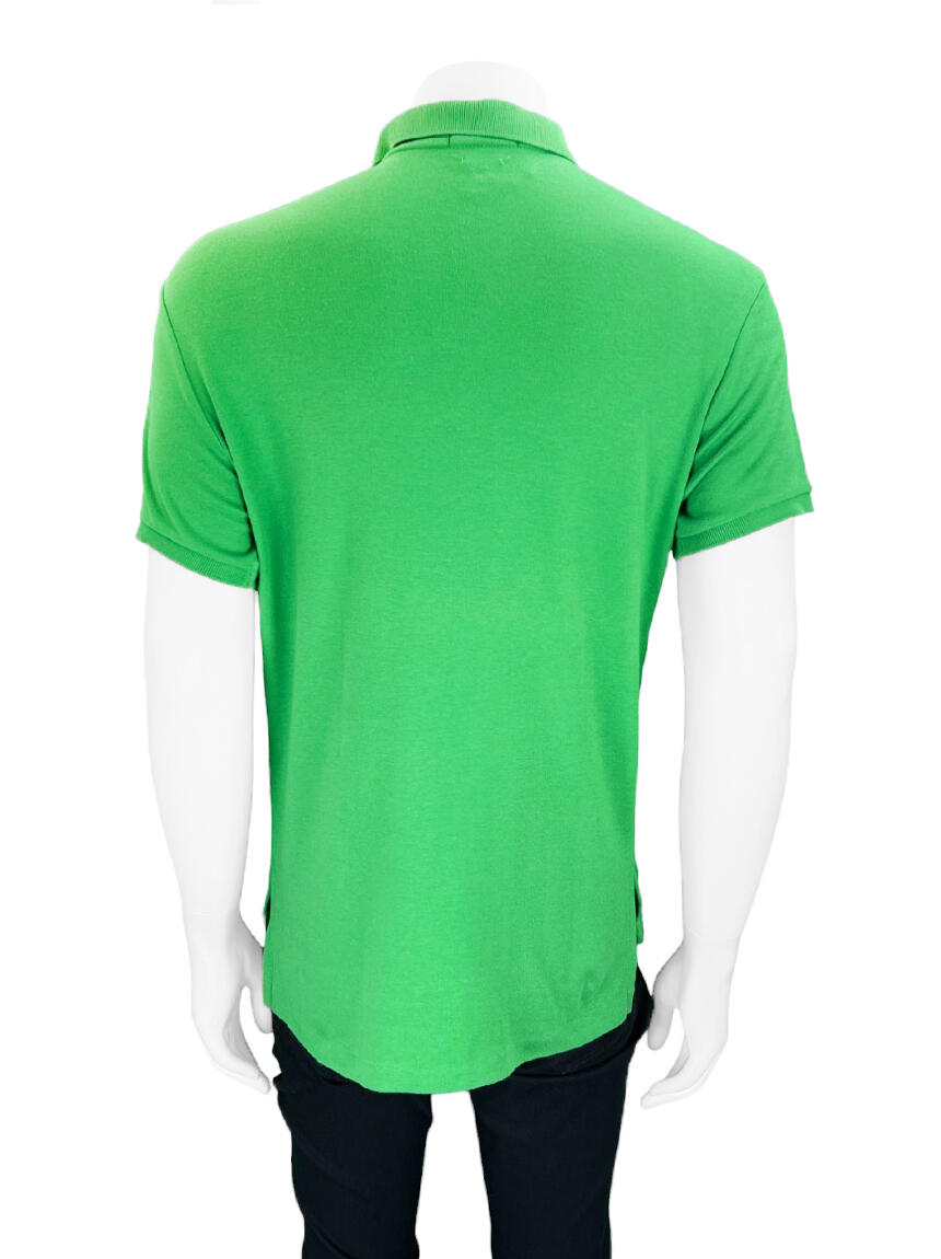 Polo Polo Ralph Lauren Custom Fit Verde - EL966 Original | Etiqueta Única