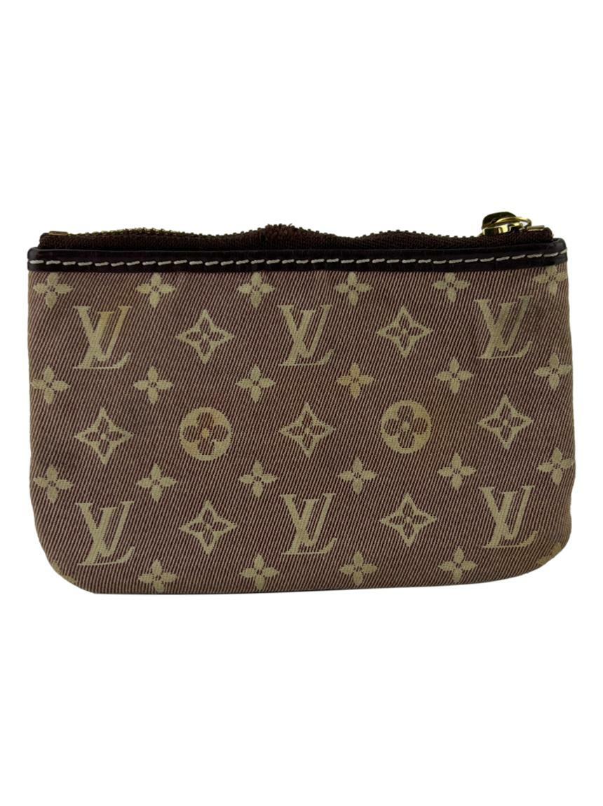 Porta Moedas Louis Vuitton Mini Lin Key Pouch Roxa - AEHA16 Original ...
