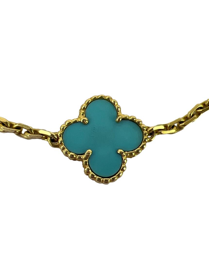 Pulseira Van Cleef & Arpels Vintage Alhamba Azul - KDE221 Original ...