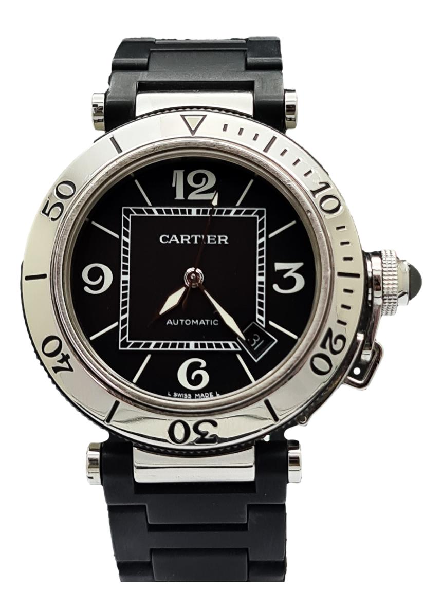 Relógio Cartier Pasha Seatimer Automático - MGK97 Original | Etiqueta Única