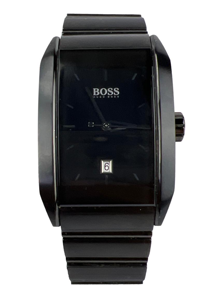 Relógio Hugo Boss Square Preto - CLQK8 Original | Etiqueta Única