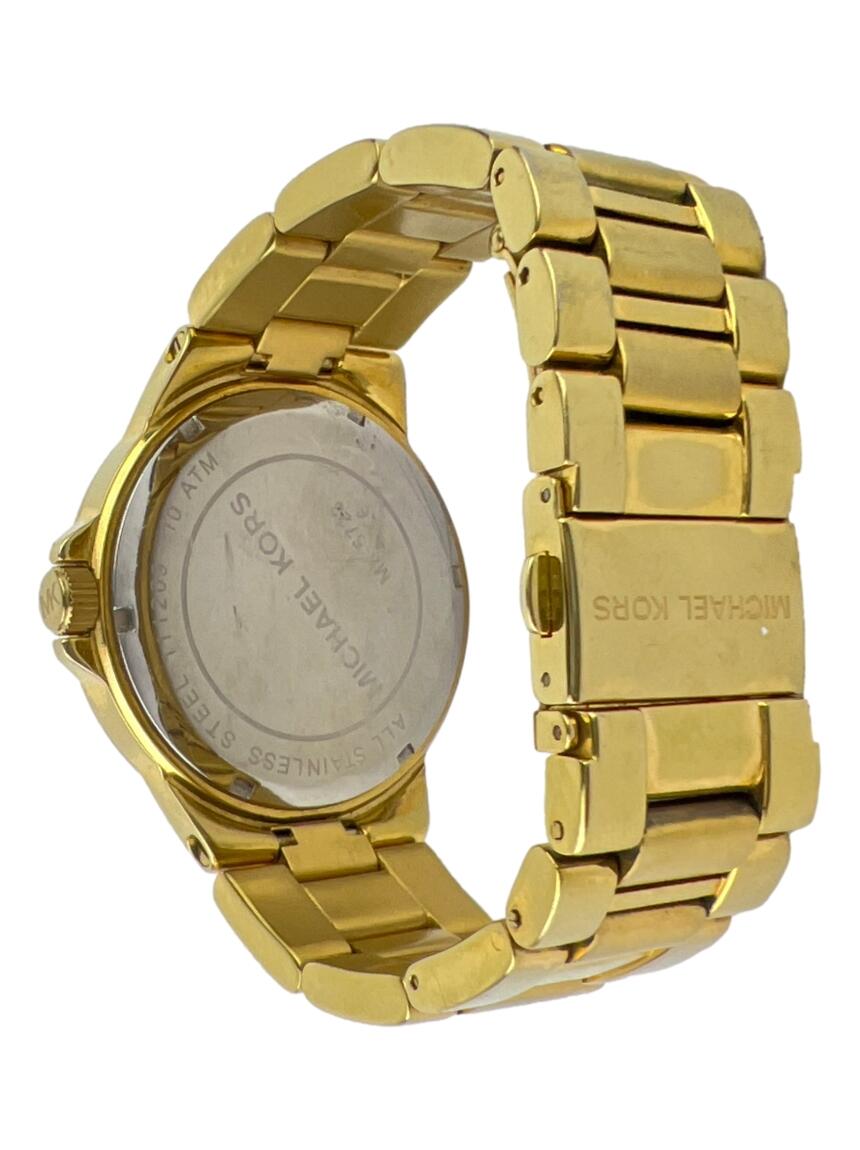 Relógio Michael Kors MK111209 Gramercy Quartzo 45mm Dourado - AEWM13 Original | Etiqueta Única