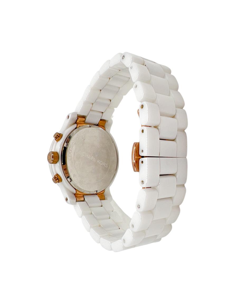 Relógio Michael Kors Runway MK5269 Branco Original - | Etiqueta Única