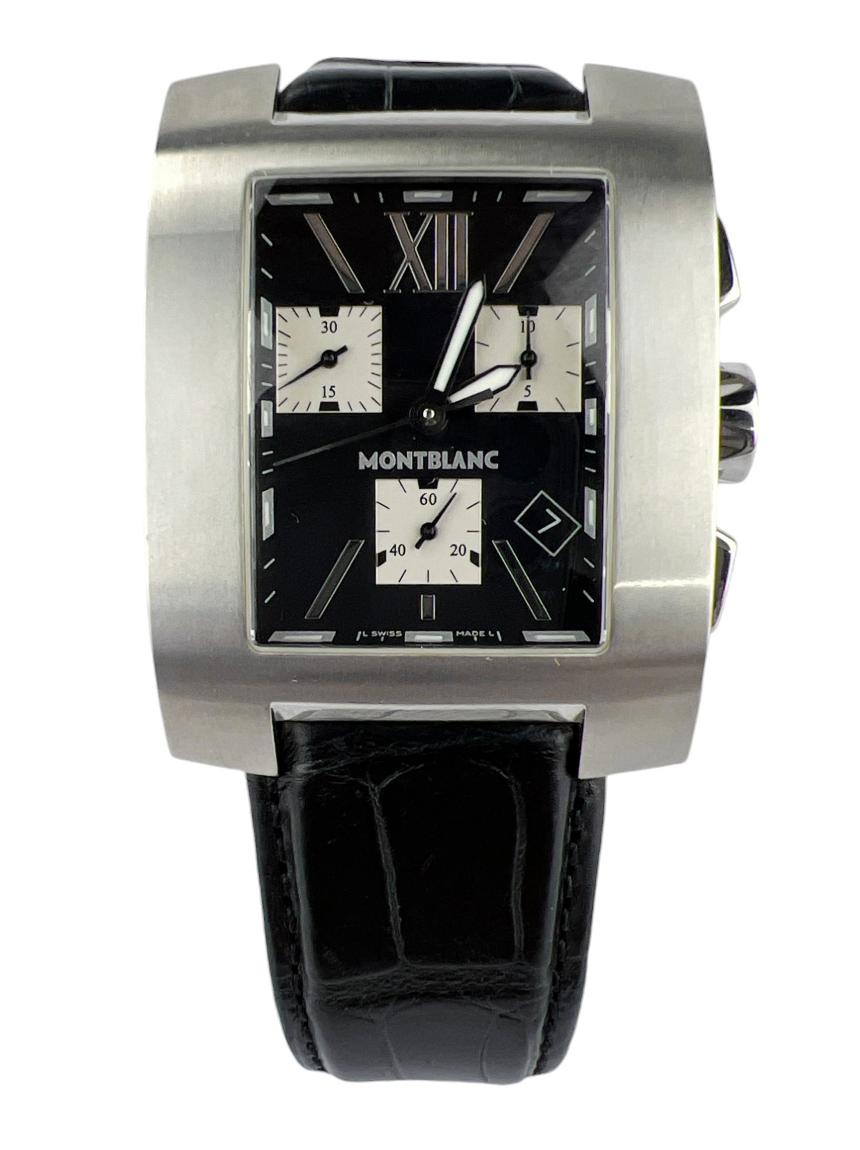 Relógio Montblanc Profile 7049 Preto - FNZ296 Original | Etiqueta Única