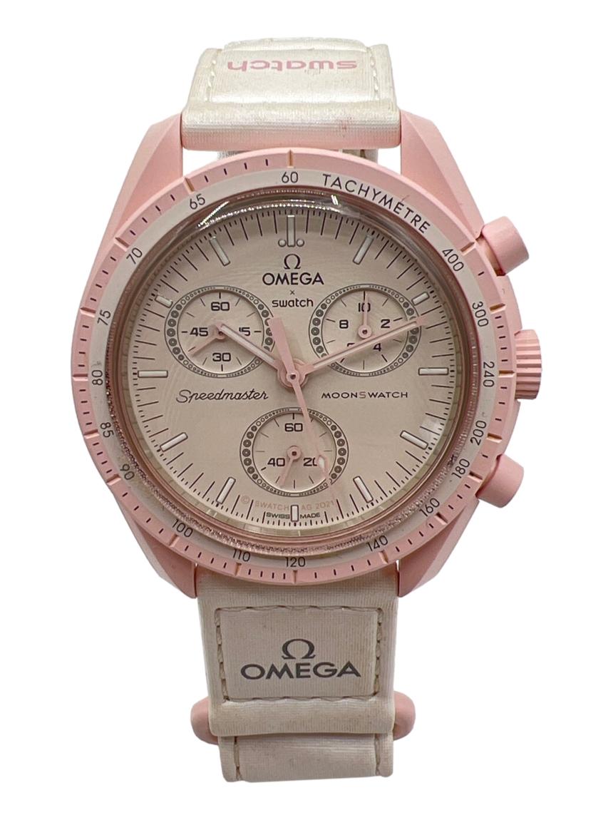 Relógio Swatch x Omega Mission to Venus Rosa - PRE102 Original ...