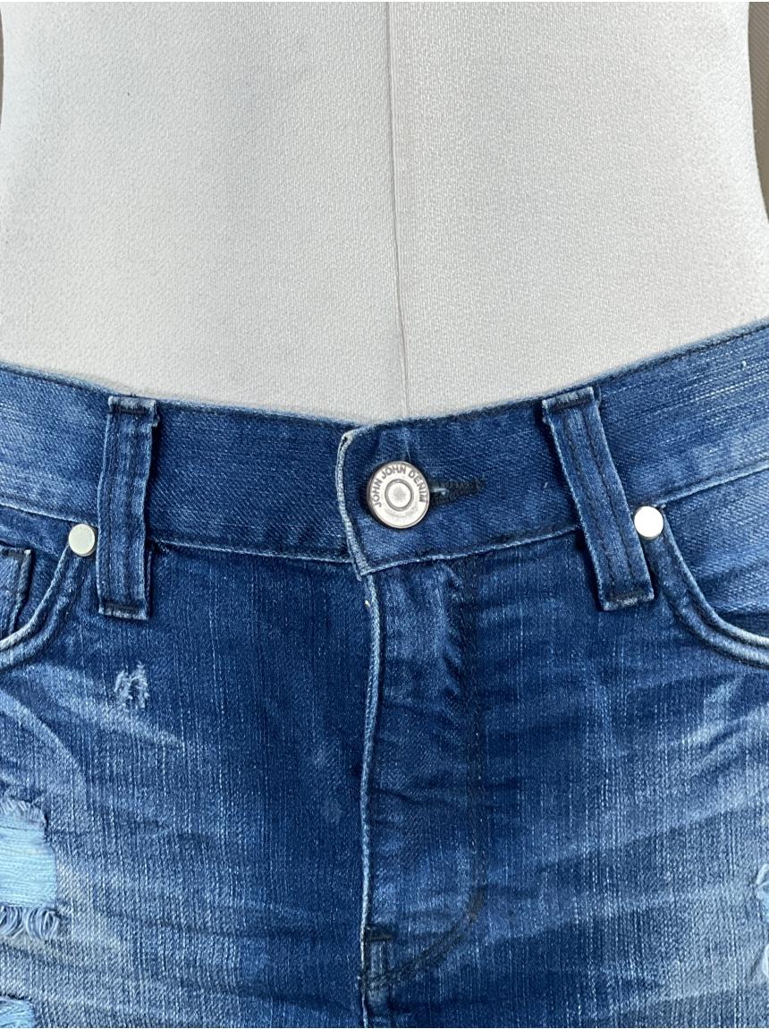 Saia John John Jeans Azul - CTIA7 Original | Etiqueta Única