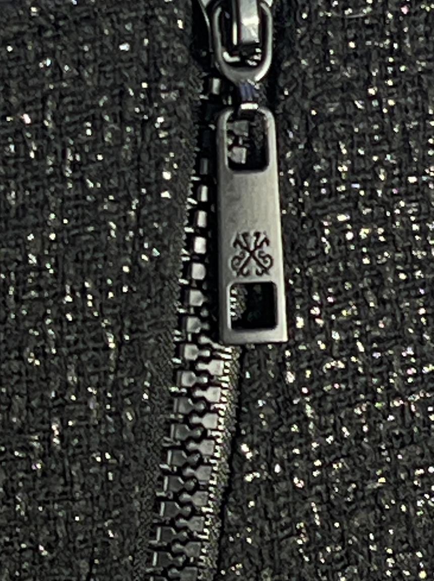 Saia John John Tecido Preto - CQAQ4 Original | Etiqueta Única