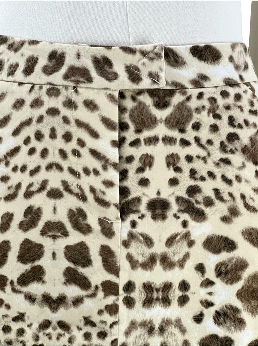 Saia Le Lis Blanc Reta Animal Print - CGJ1668 Original | Etiqueta Única