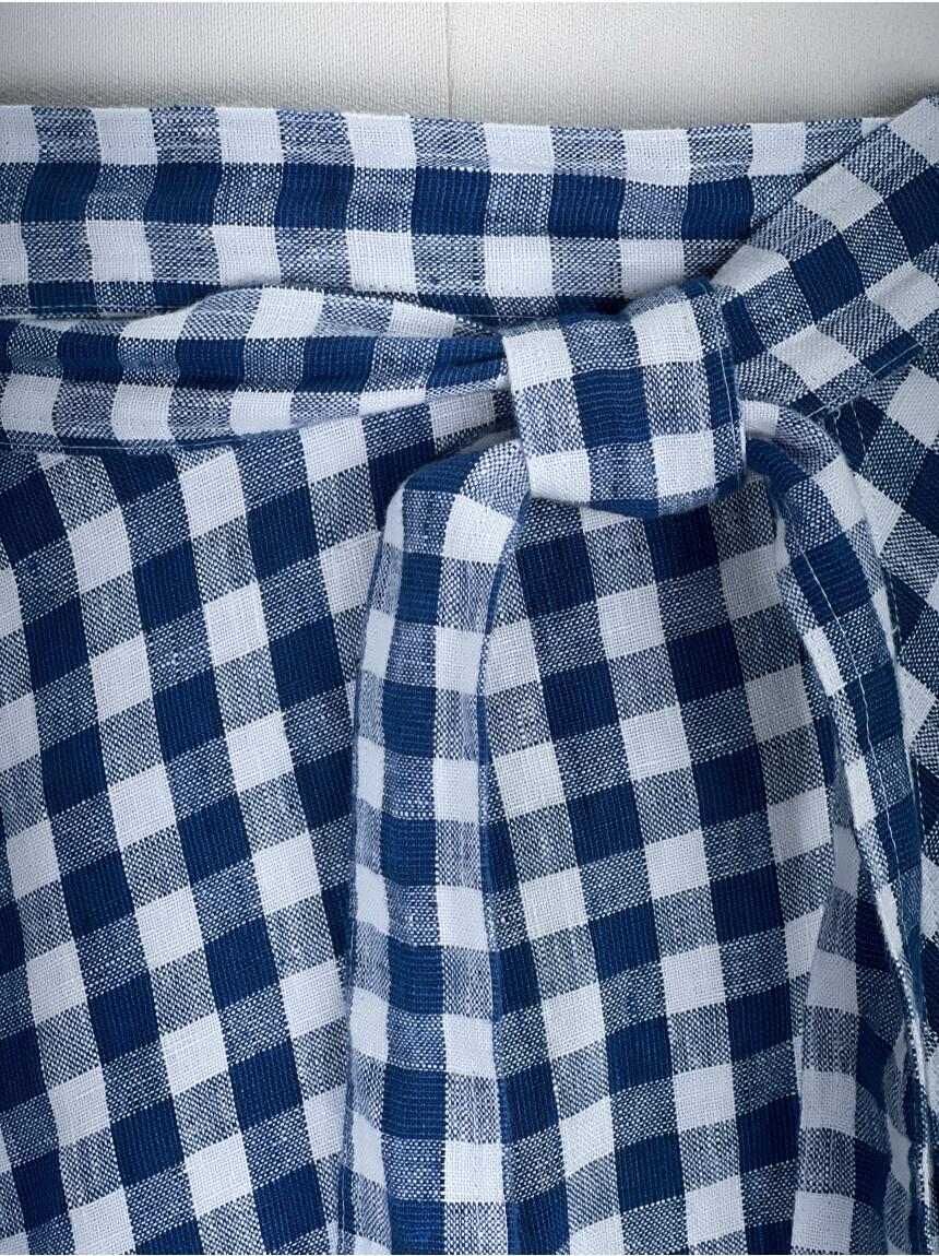 Saia Polo Ralph Lauren Xadrez Azul - IP565 Original | Etiqueta Única