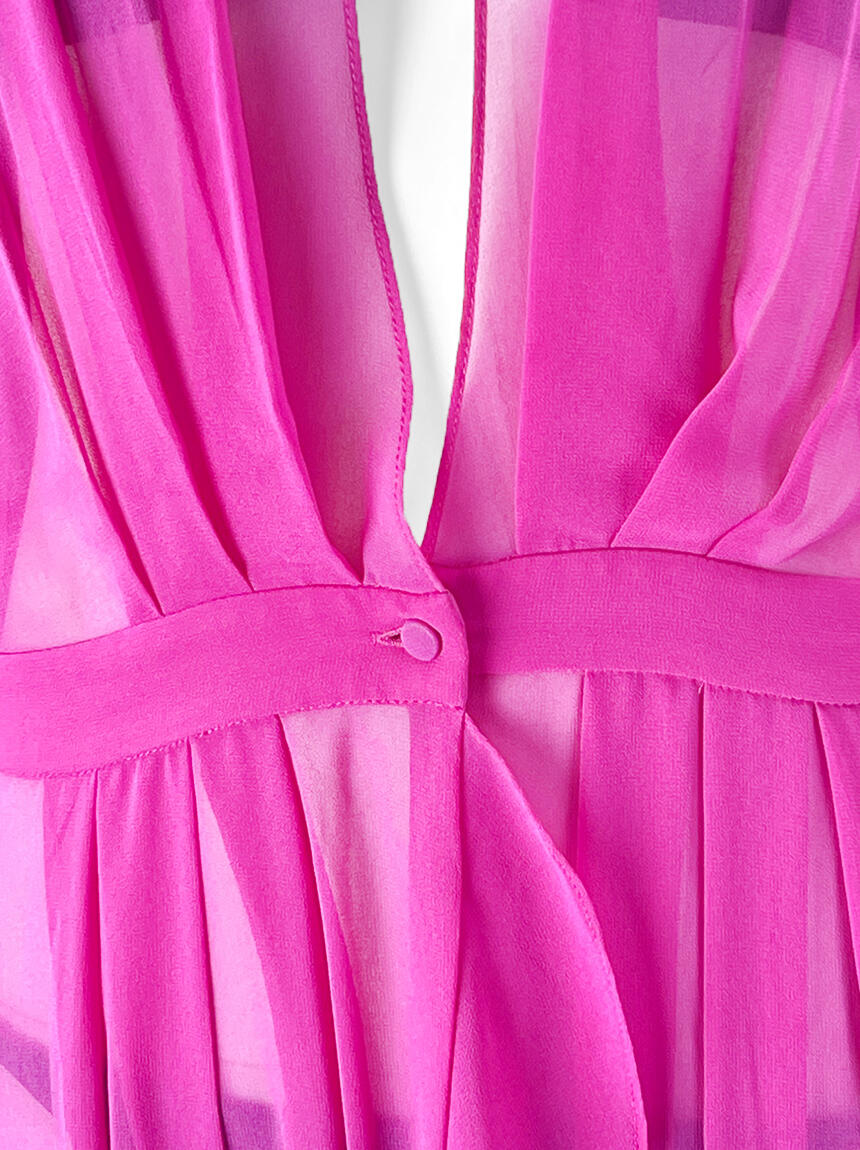 Saída de Praia Fabulous Agilità Longa Rosa - CBY934 Original | Etiqueta ...