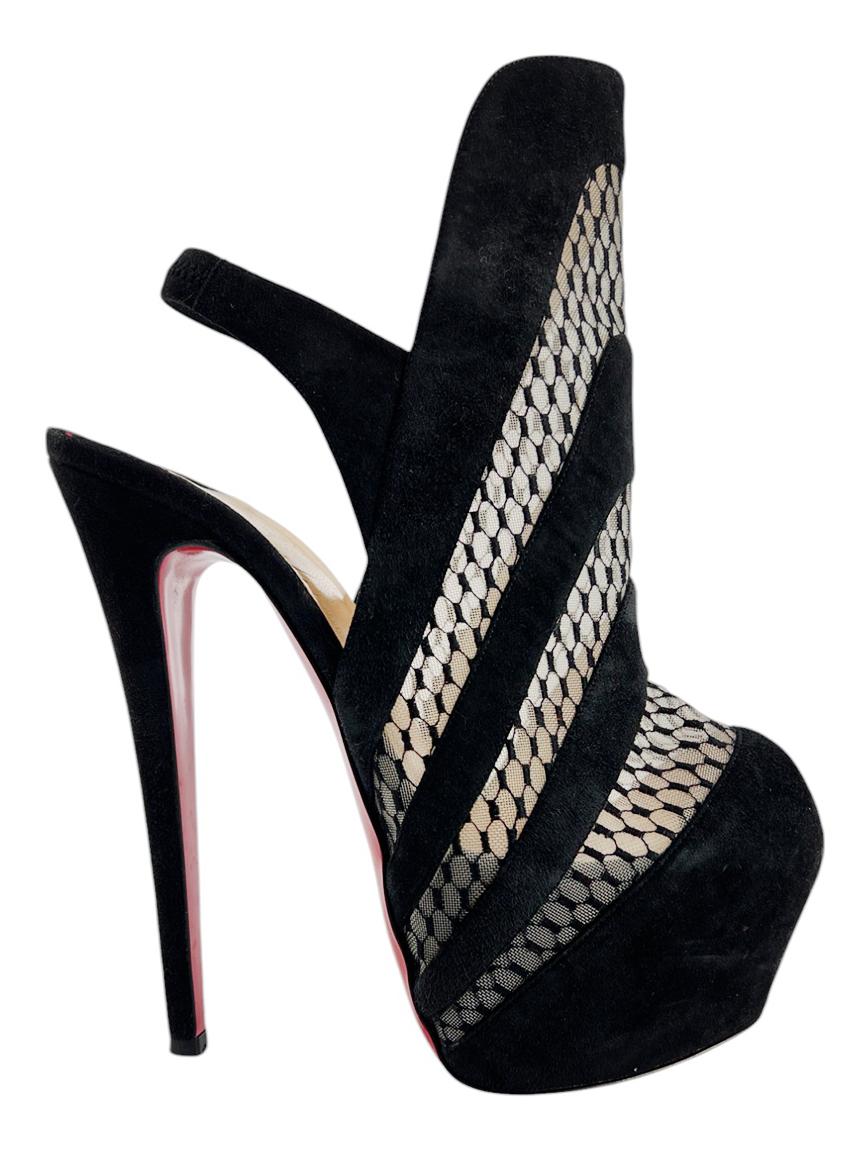 Sandália Christian Louboutin Guizi 160 Preto - CSSK4 Original ...