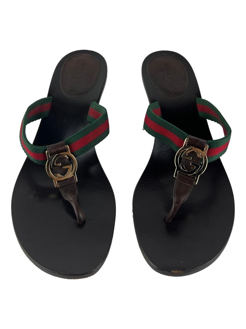 Sandália Gucci Web GG Marrom - IHR107 Original | Etiqueta Única
