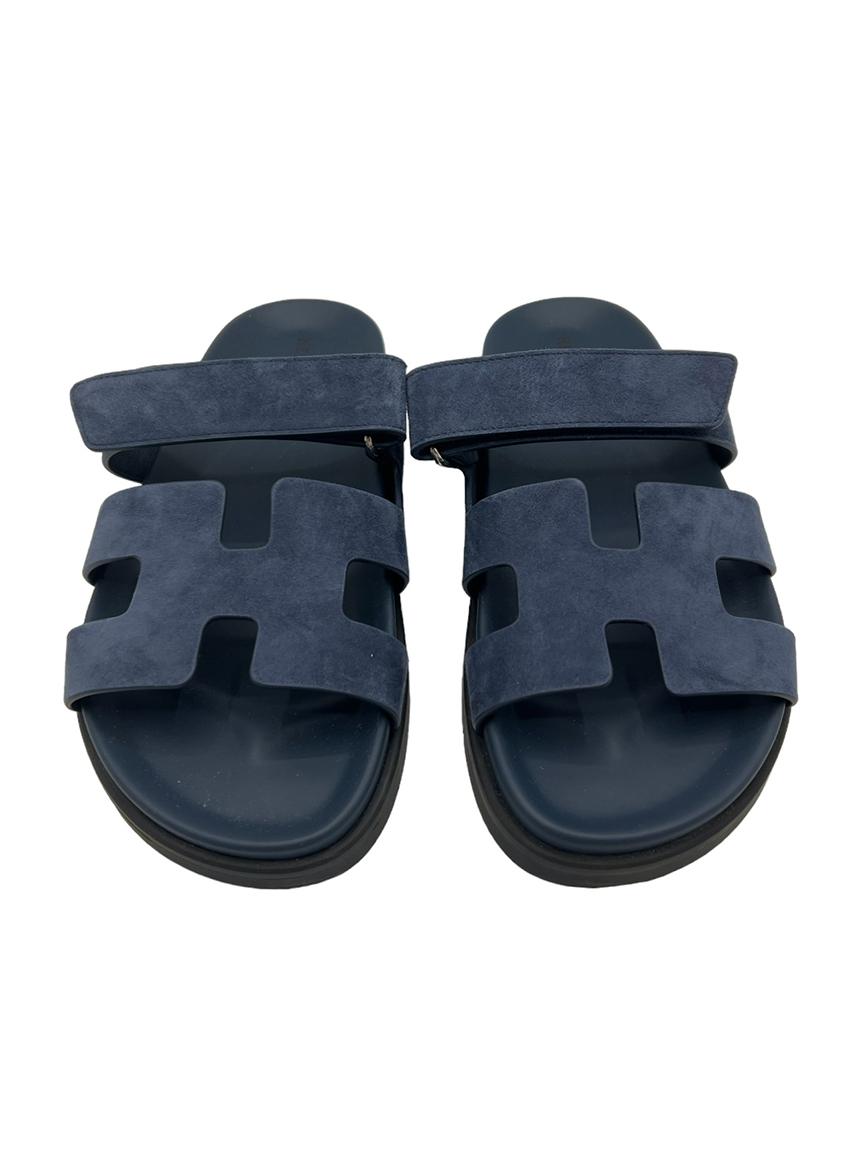 Sandália Hermès Chypre Azul - CLHH1 Original | Etiqueta Única