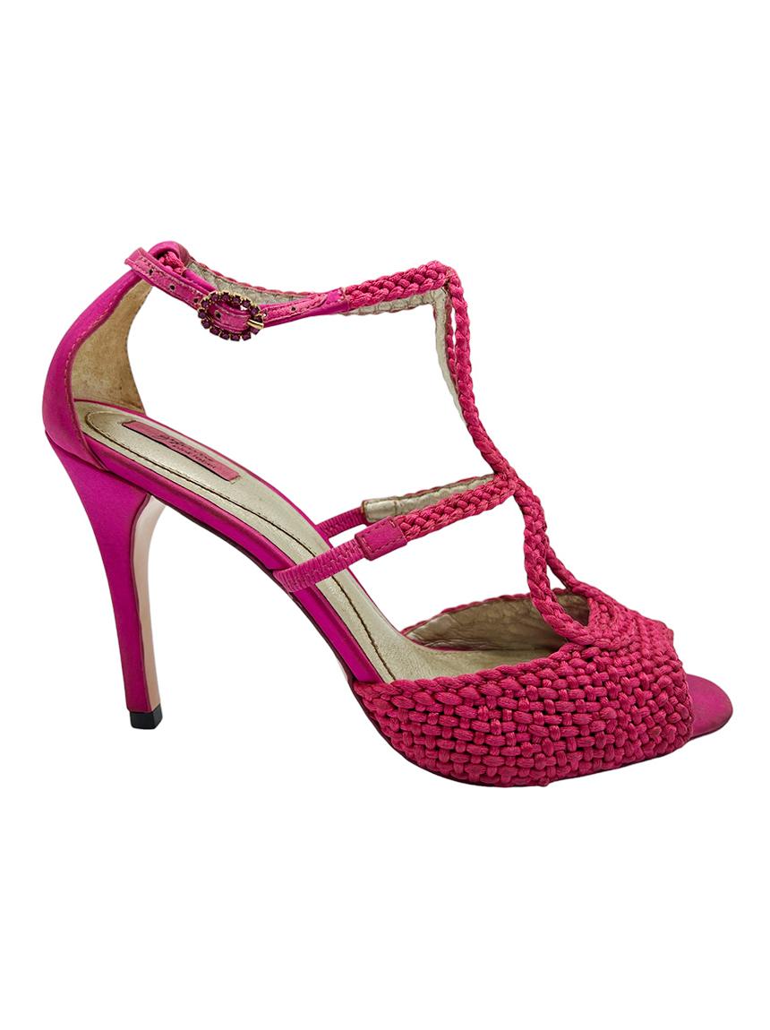 Sandália Zeferino Tiras Rosa - CMVF1 Original | Etiqueta Única