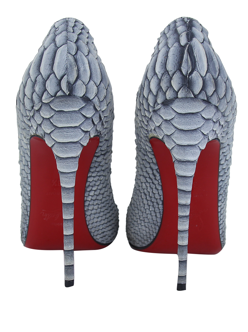 Sapato Christian Louboutin So Kate Python Cinza - JCL8 Original ...