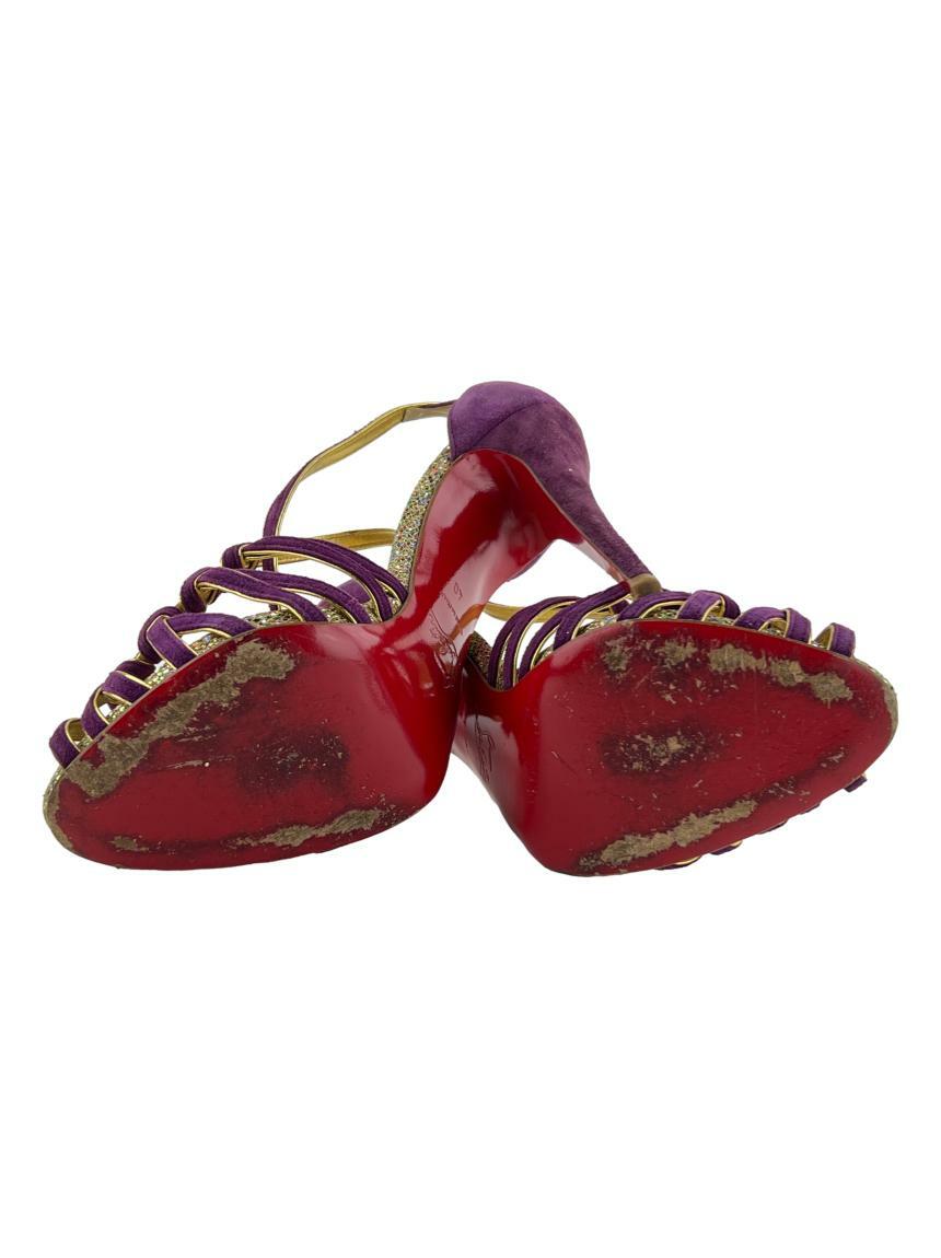 Sapato de Salto Christian Louboutin Mignon Roxo Original - HSZ76 ...