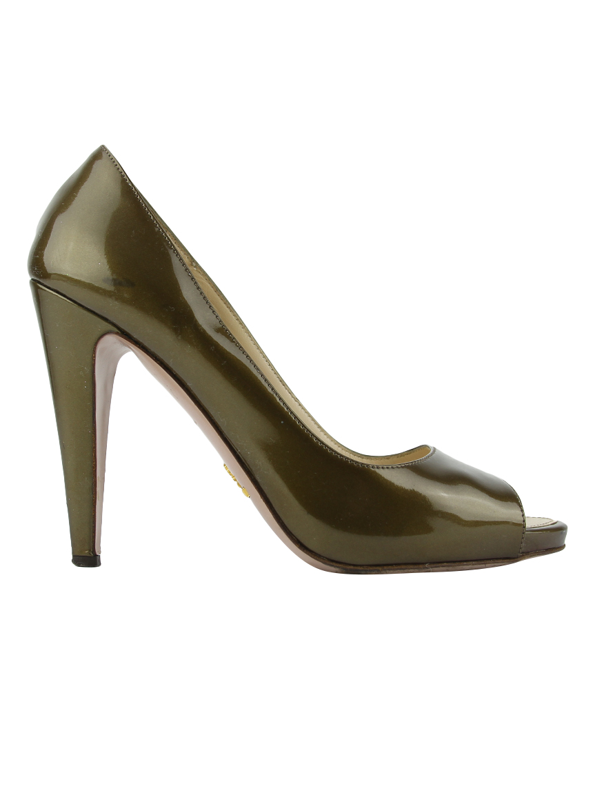 Sapato Prada Verniz Verde - SWW13 Original | Etiqueta Única