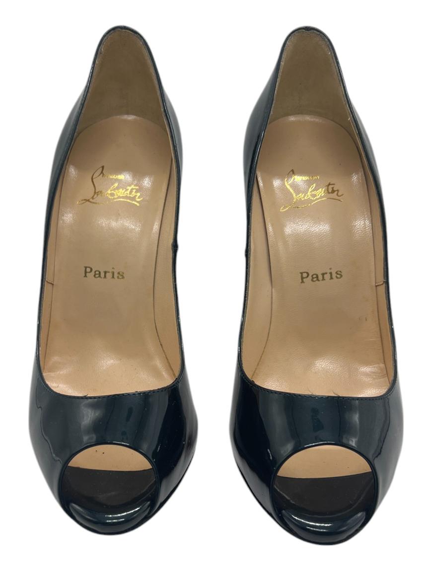 Scarpin Christian Louboutin Filo 120 Preto - PN347 Original | Etiqueta ...