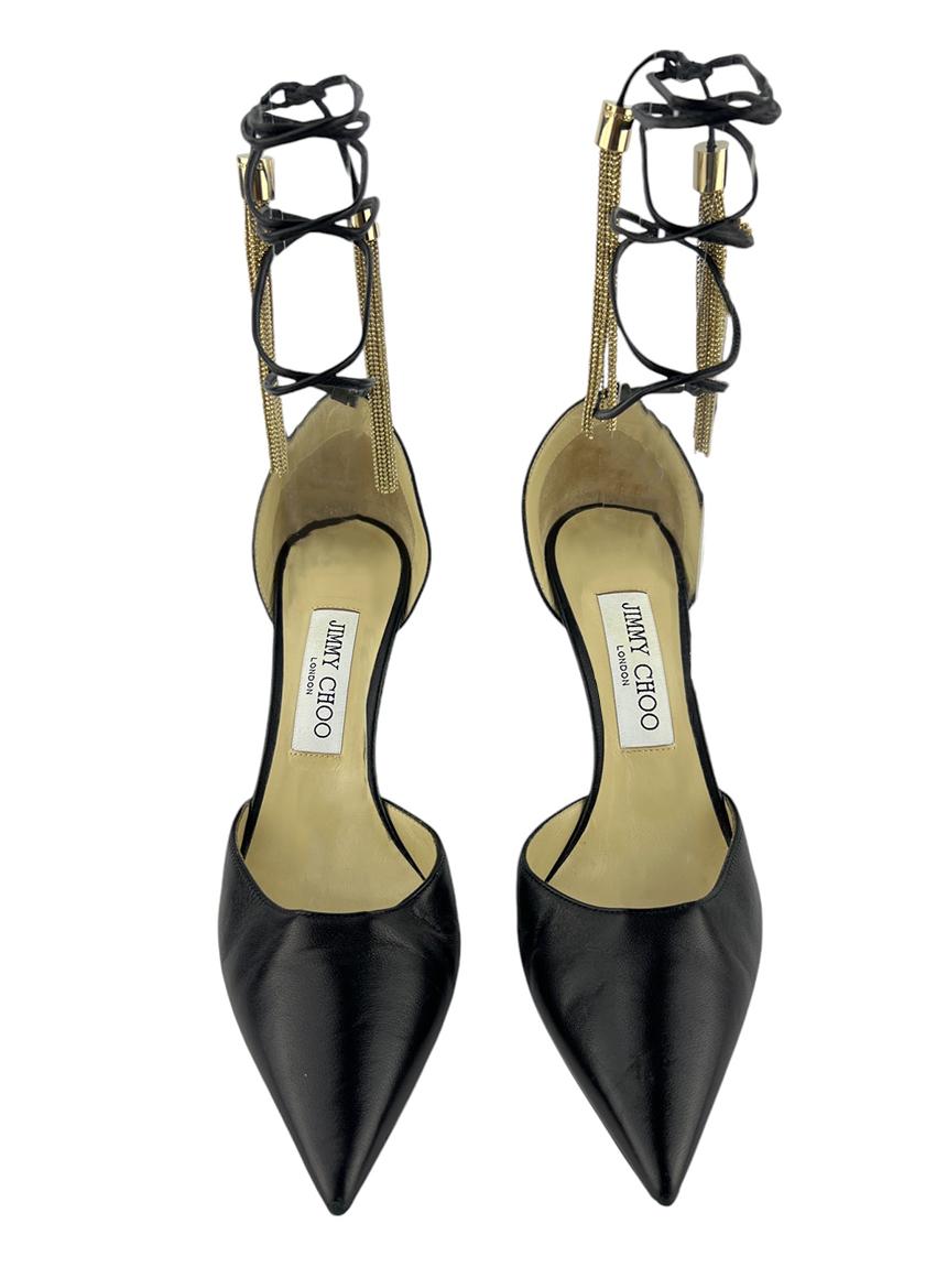 Scarpin Jimmy Choo Eris 100 Preto - NBO43 Original | Etiqueta Única