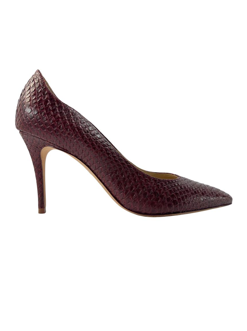 Scarpin Le Lis Blanc Python Vinho - CSQN1 Original | Etiqueta Única