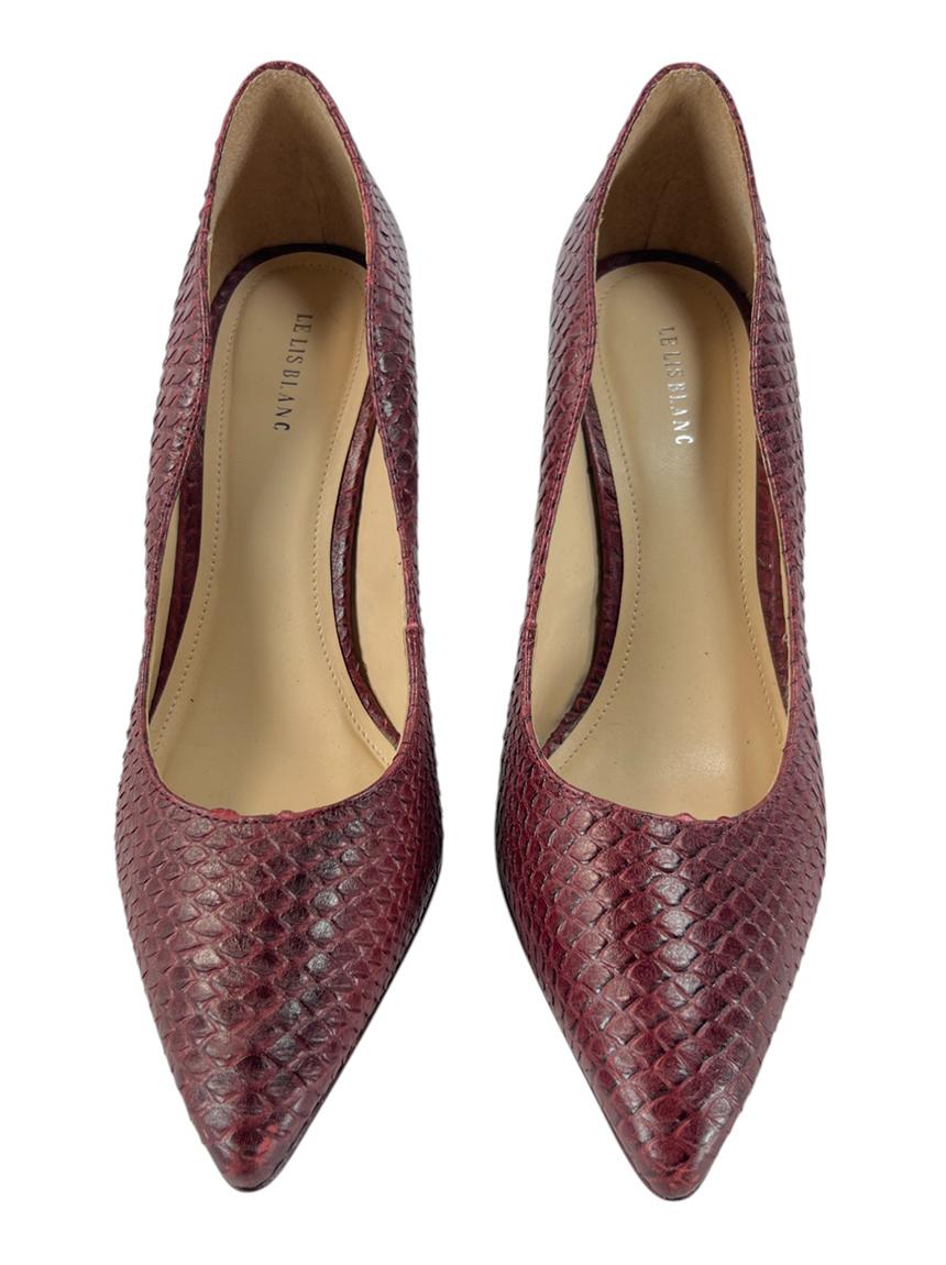 Scarpin Le Lis Blanc Python Vinho - CSQN1 Original | Etiqueta Única