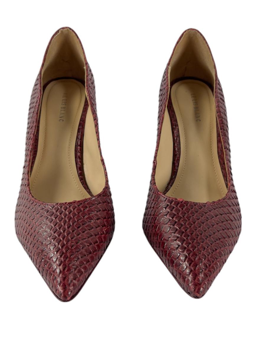 Scarpin Le Lis Blanc Python Vinho - GHG322 Original - | Etiqueta Única