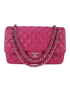 Bolsa Chanel Double Flap Jumbo Rosa - CUD5 Original | Etiqueta Única