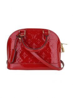 Bolsa Louis Vuitton Alma BB Red Verniz - HAY1﻿ Original | Etiqueta Única