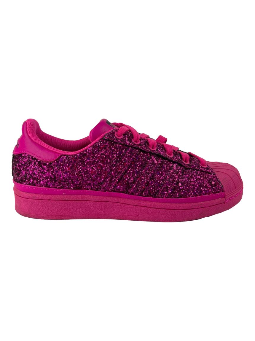 Tênis Adidas Superstar Glitter Rosa - AGAY7 Original | Etiqueta Única