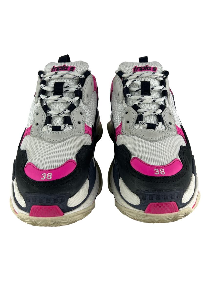 Tênis Balenciaga Triple S Mesh Rosa - FQB70 Original | Etiqueta Única