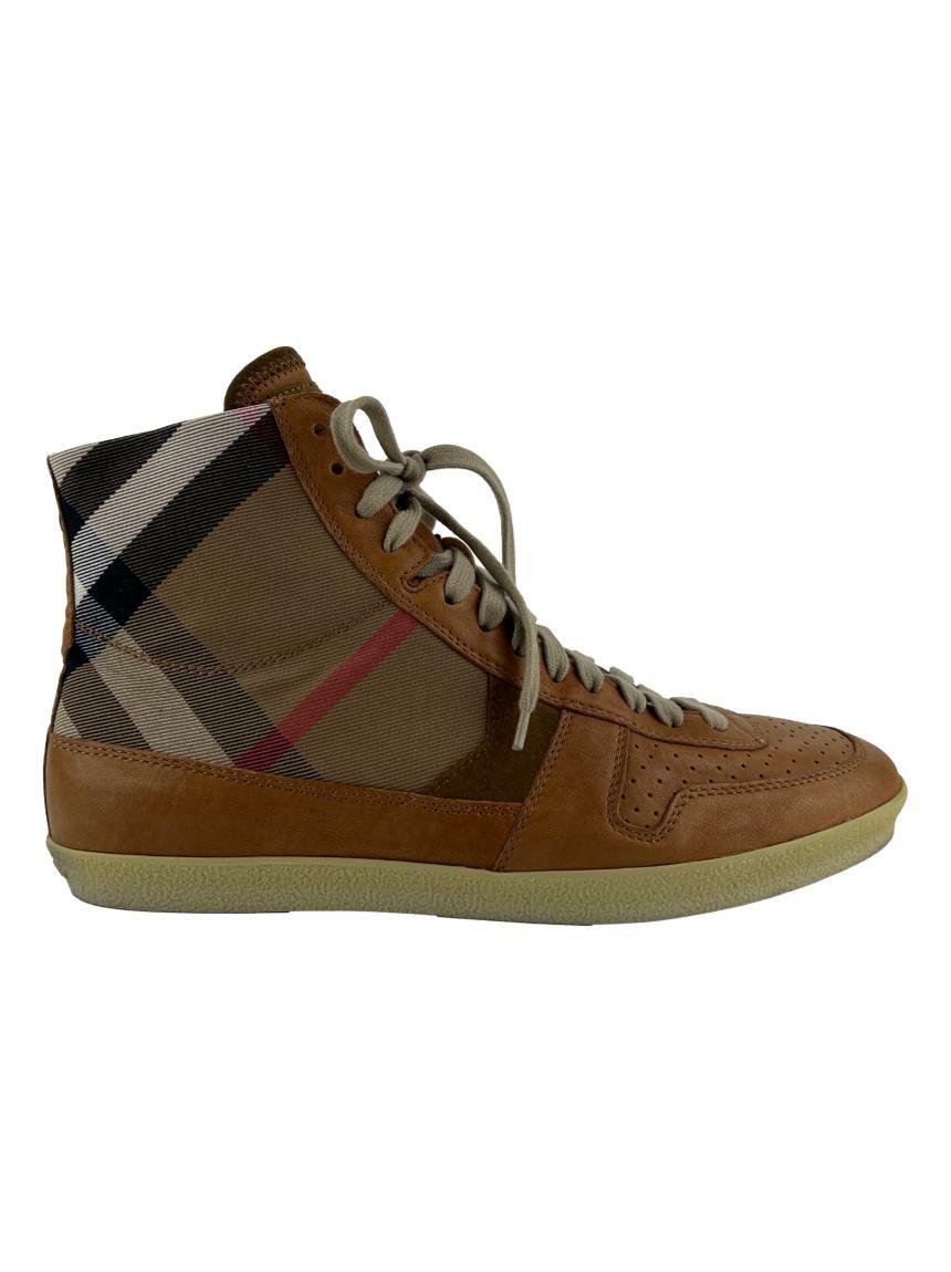 Tênis Burberry High Top Nova Check - BZOH6 Original | Etiqueta Única