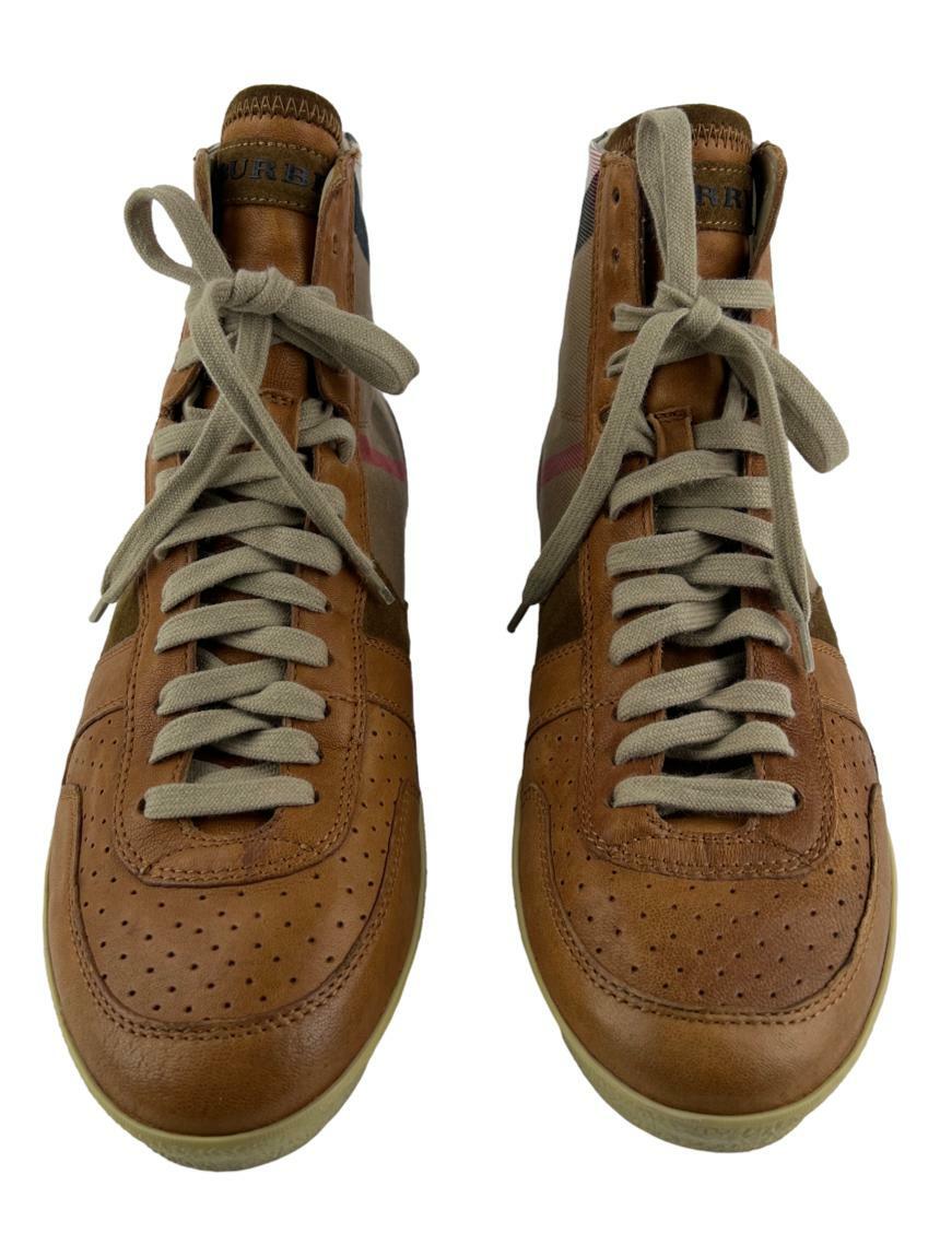 Tênis Burberry High Top Nova Check - BZOH6 Original | Etiqueta Única