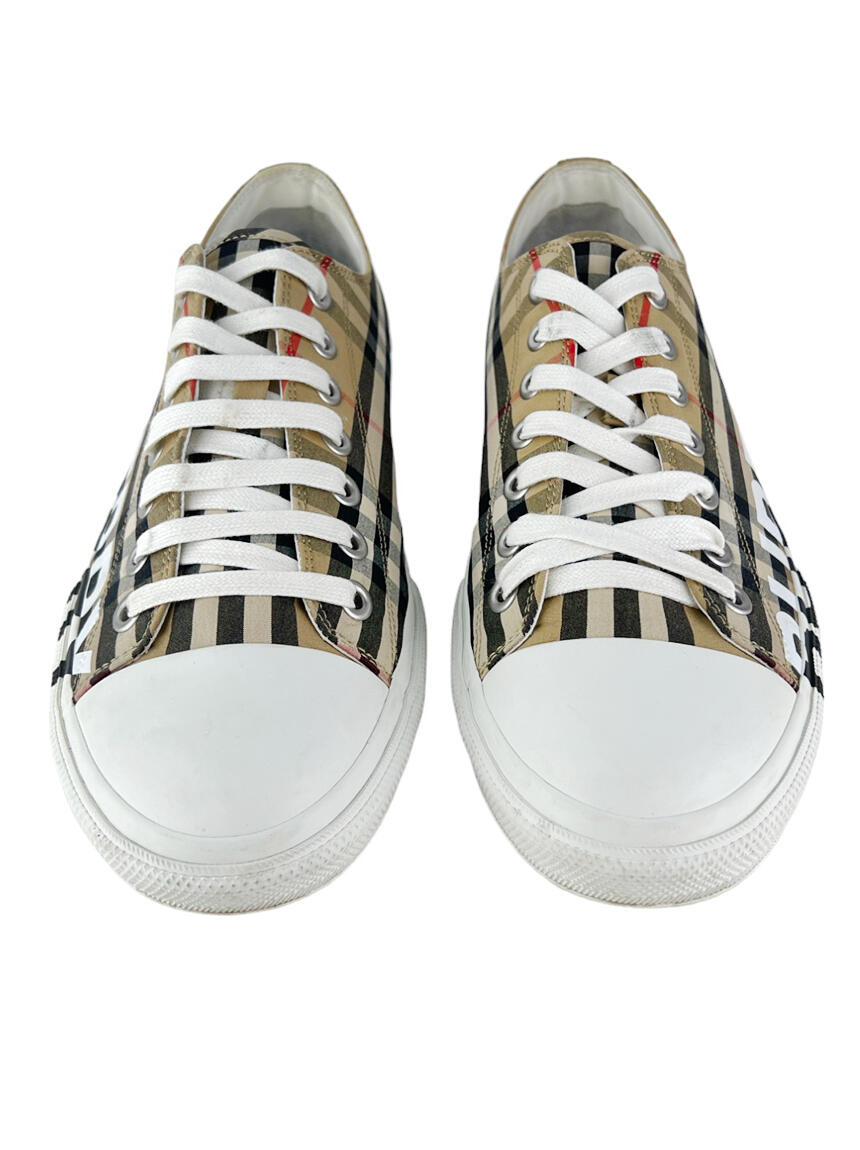 Tênis Burberry Larkhall Check - AHGU5 Original | Etiqueta Única