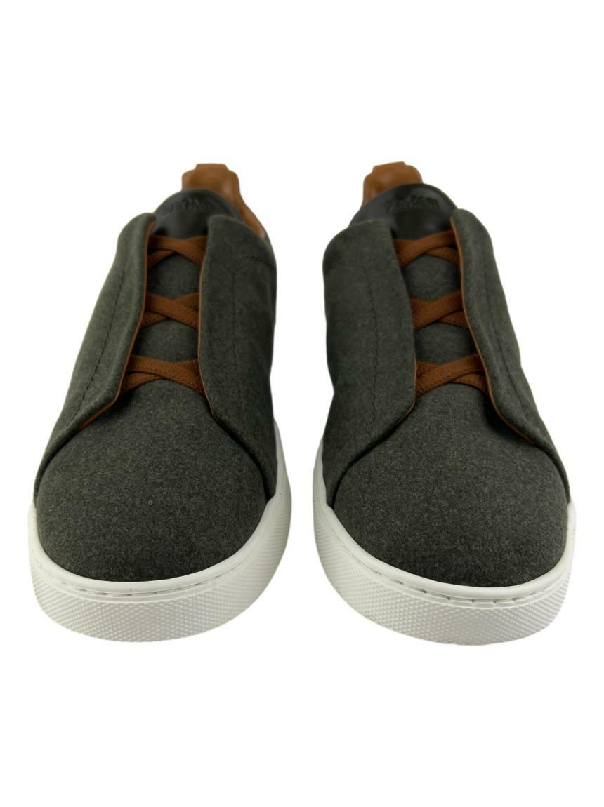 Tênis Ermenegildo Zegna Lã Verde - DKC4 Original | Etiqueta Única