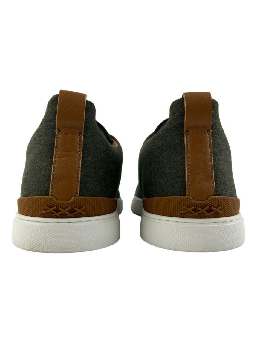 Tênis Ermenegildo Zegna Lã Verde - DKC4 Original | Etiqueta Única