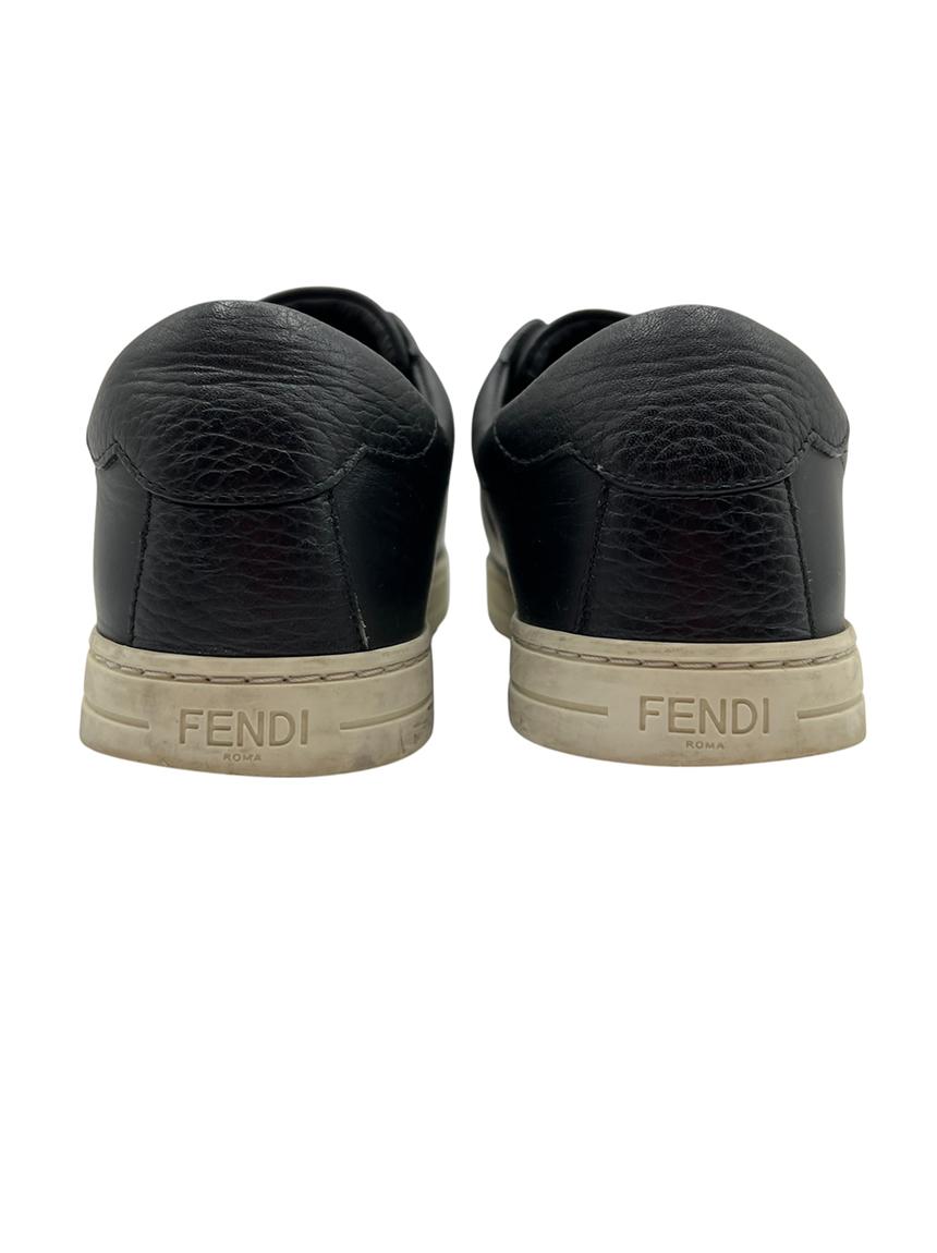 Tênis Fendi Couro Preto - CPIU4 Original | Etiqueta Única