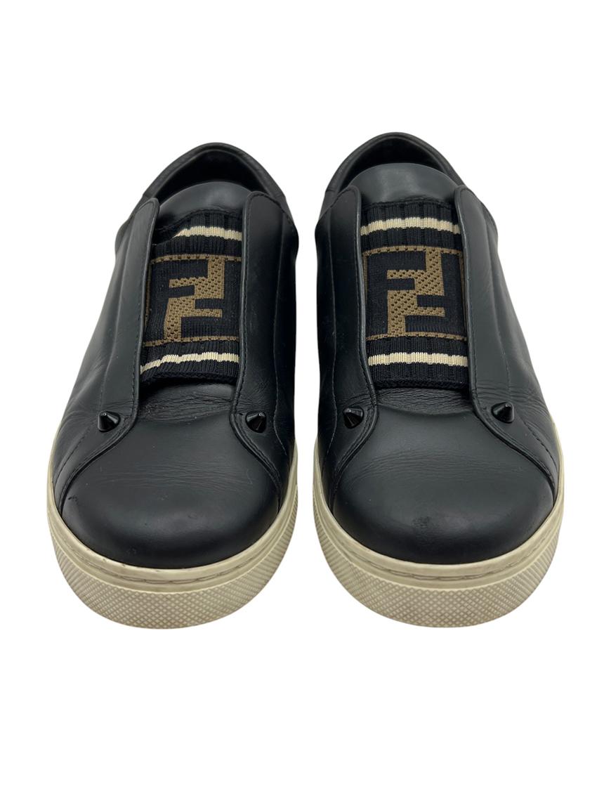 Tênis Fendi Couro Preto - CPIU4 Original | Etiqueta Única
